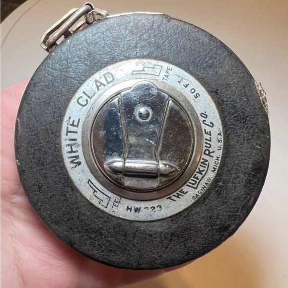 Vintage | Office | Vintage Lufkin Rule 5ft Steel White Clad Tape ...